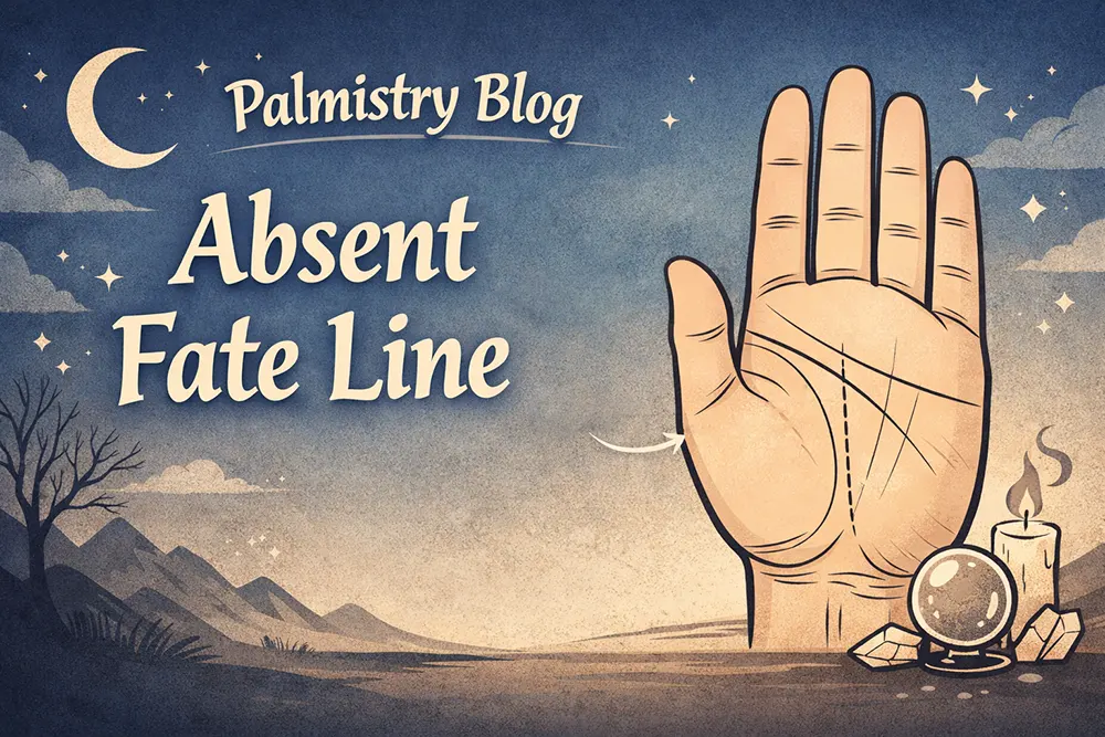 Absent Fate Line: Does It Mean No Destiny? (Palmistry Guide)
