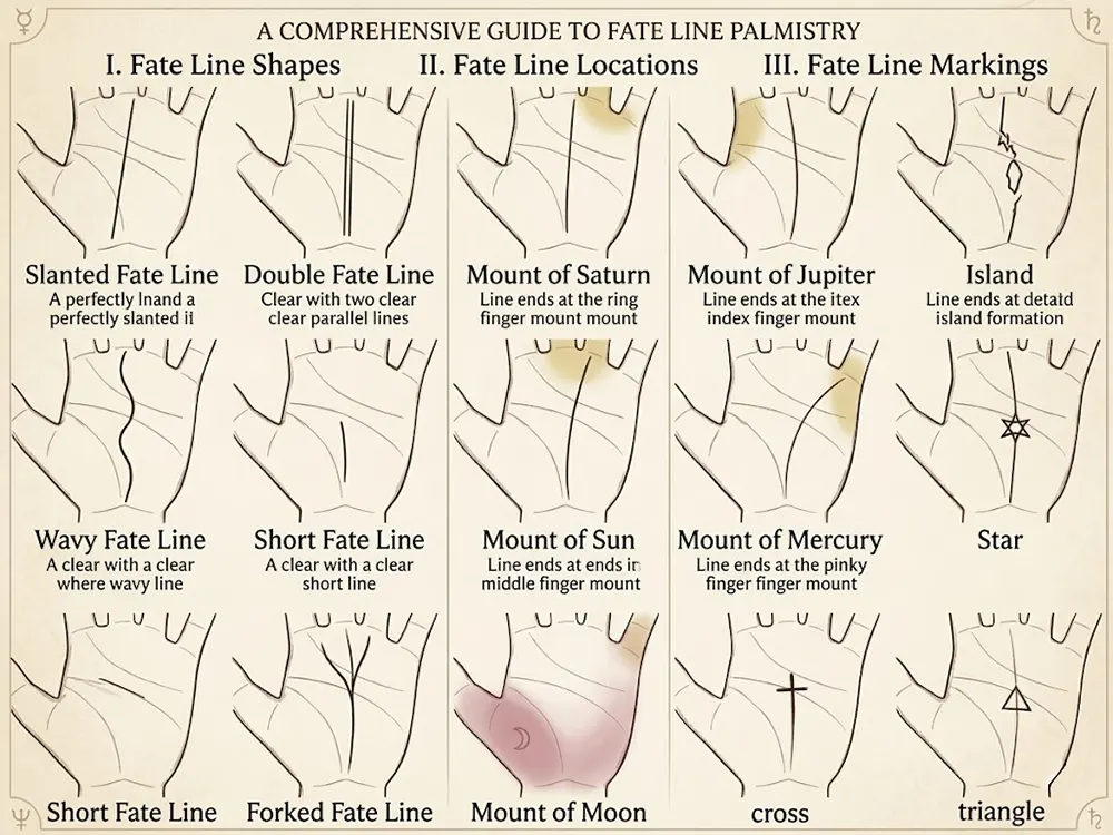 Faint Fate Line in Palmistry: Gradual Career Development