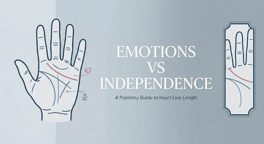 Heart Line Length in Palmistry: Emotions vs Detached